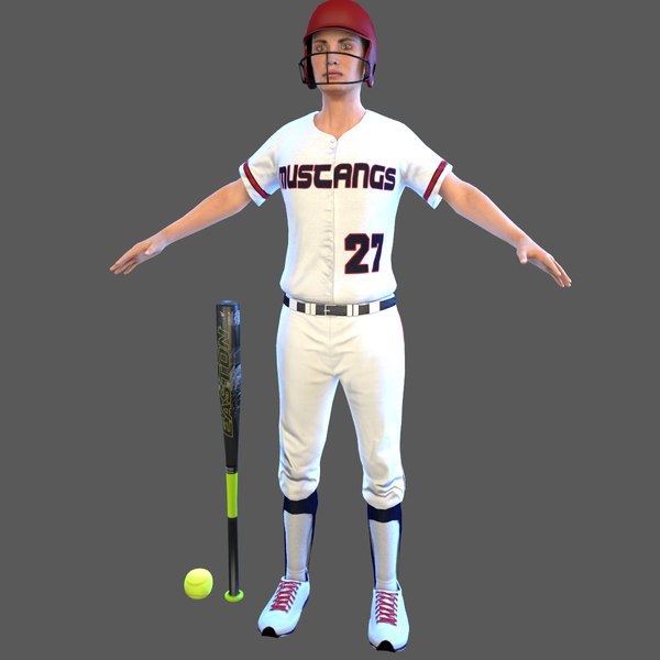 3D softball bat ball - TurboSquid 1470699