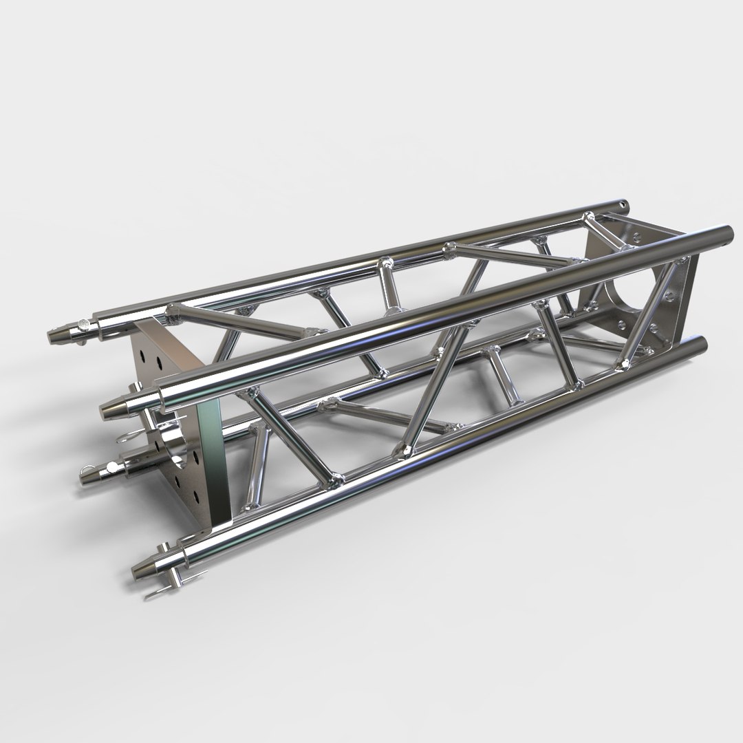 3d straight truss model