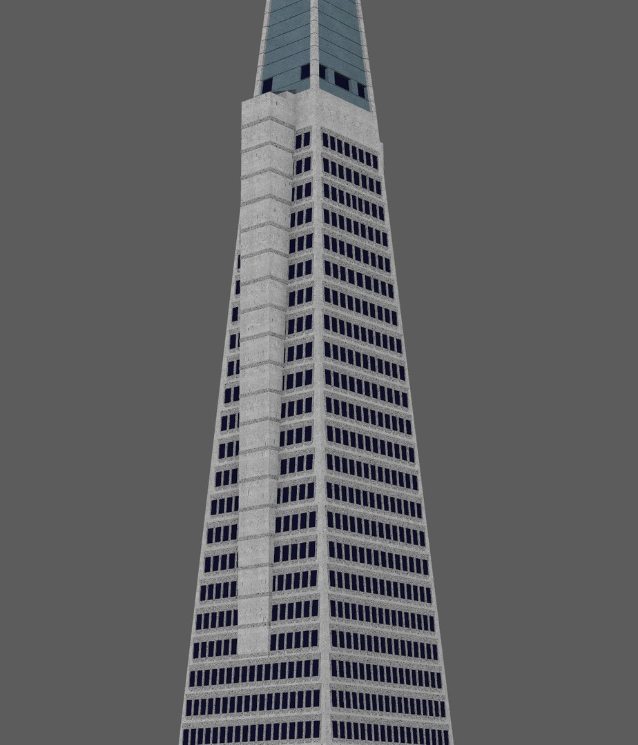 Transamerica Pyramid San Francisco 3D Model - TurboSquid 1387841