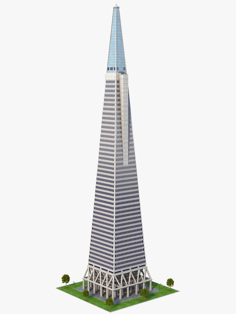 Transamerica Pyramid San Francisco 3D Model - TurboSquid 1387841
