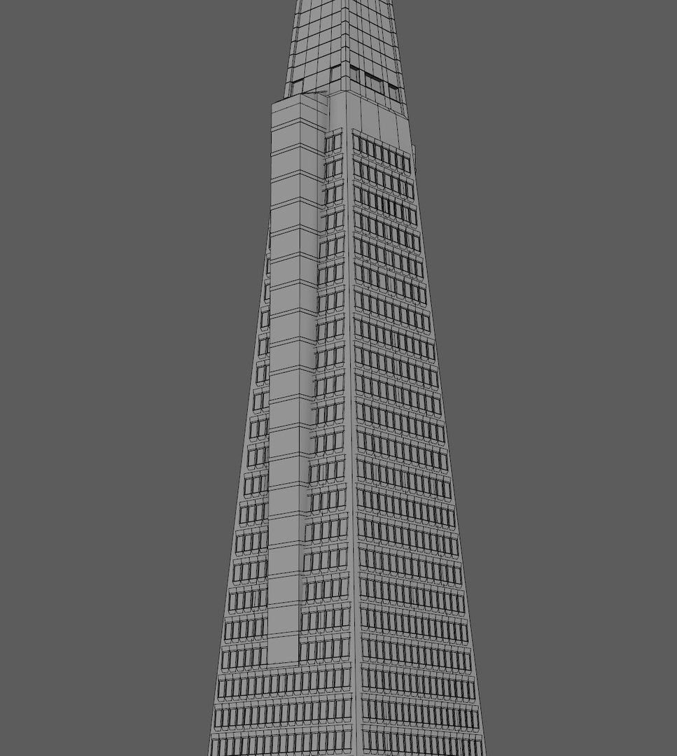 Transamerica Pyramid San Francisco 3D Model - TurboSquid 1387841