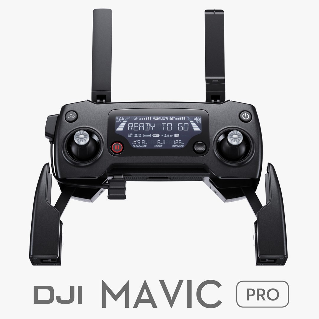 modelo 3d Controlador DJI Mavic Pro - TurboSquid 1095564