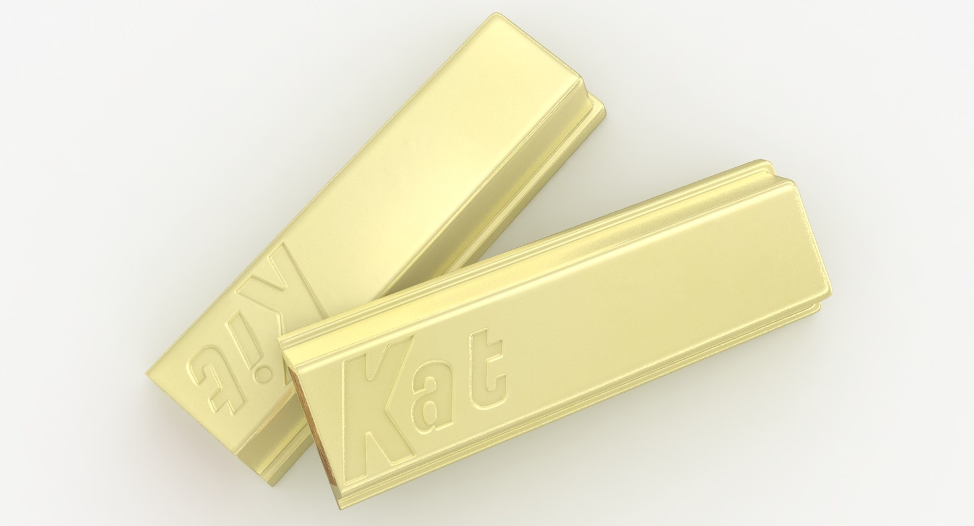 Realistic Broken Kit Kat 3d Model