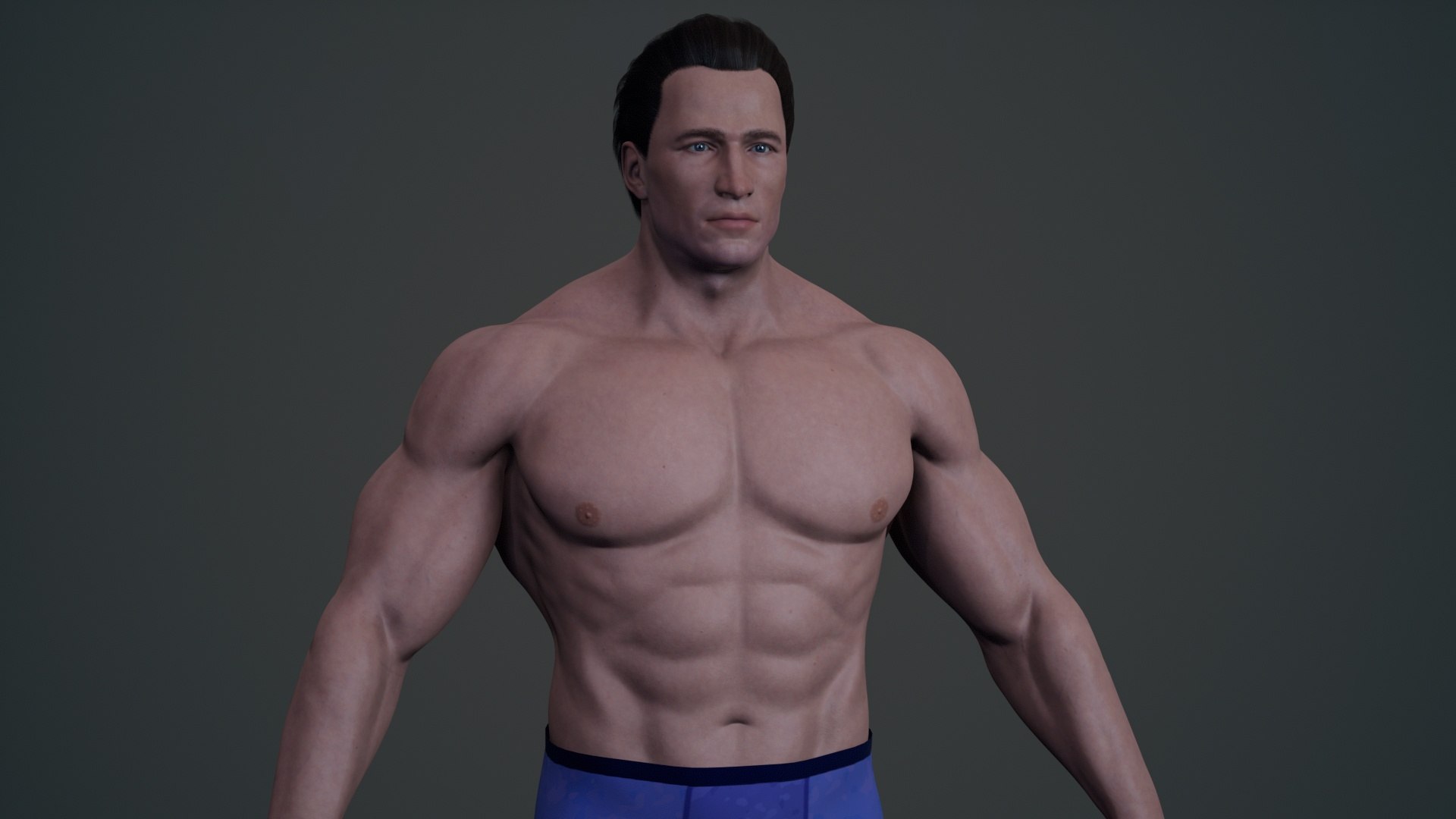 Bodybuilder V02 Model - TurboSquid 2334601