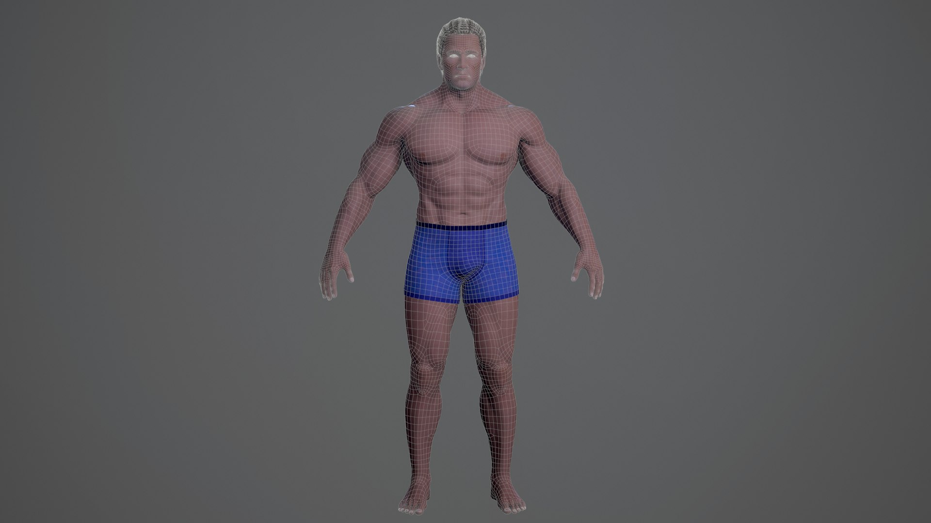 Bodybuilder V02 Model - TurboSquid 2334601