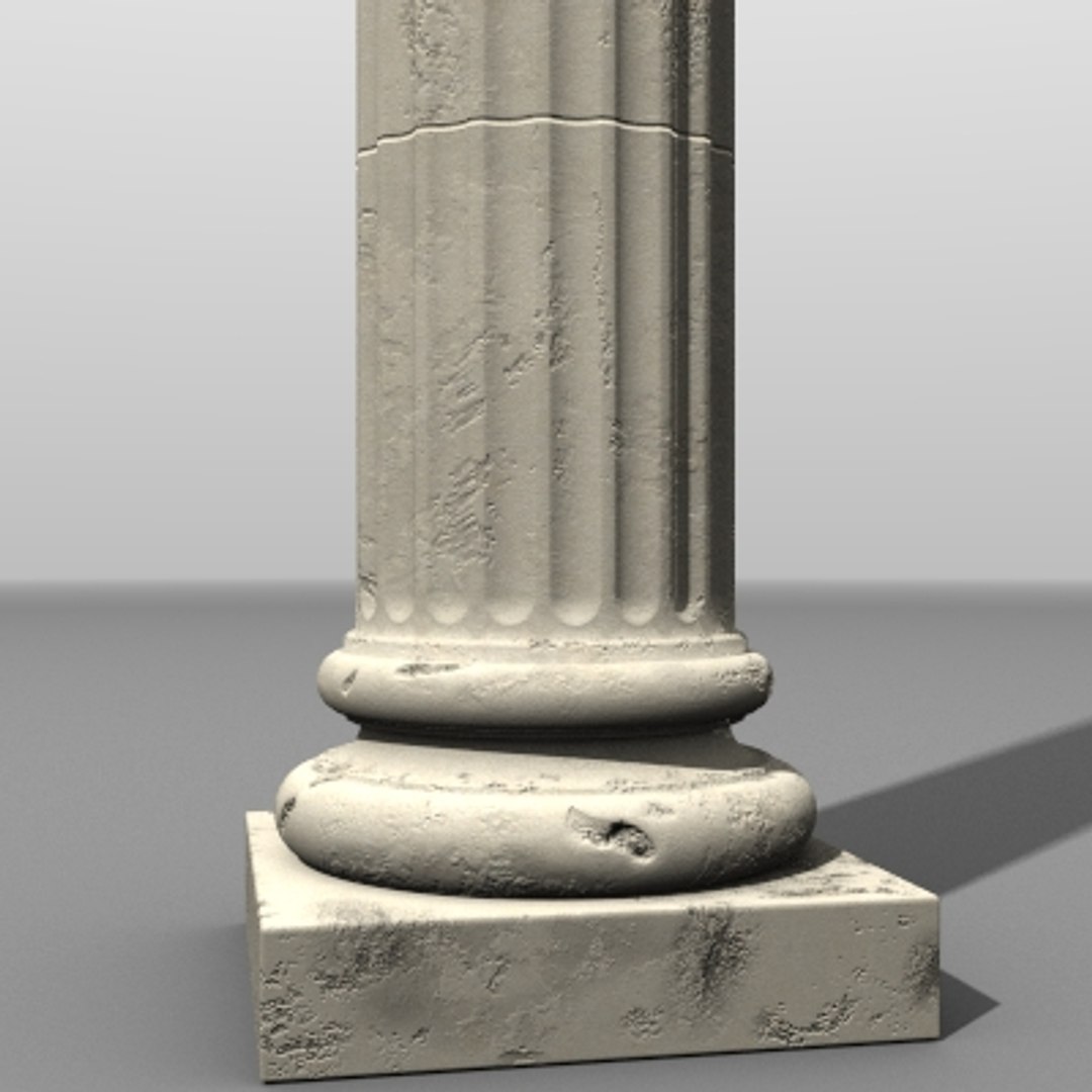 Greek Roman Ancient Column Lwo