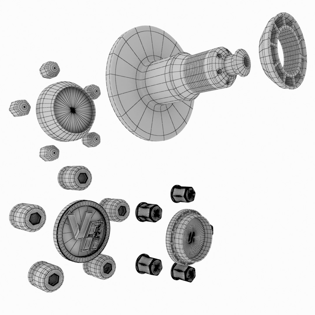 3d wheels volk racing model