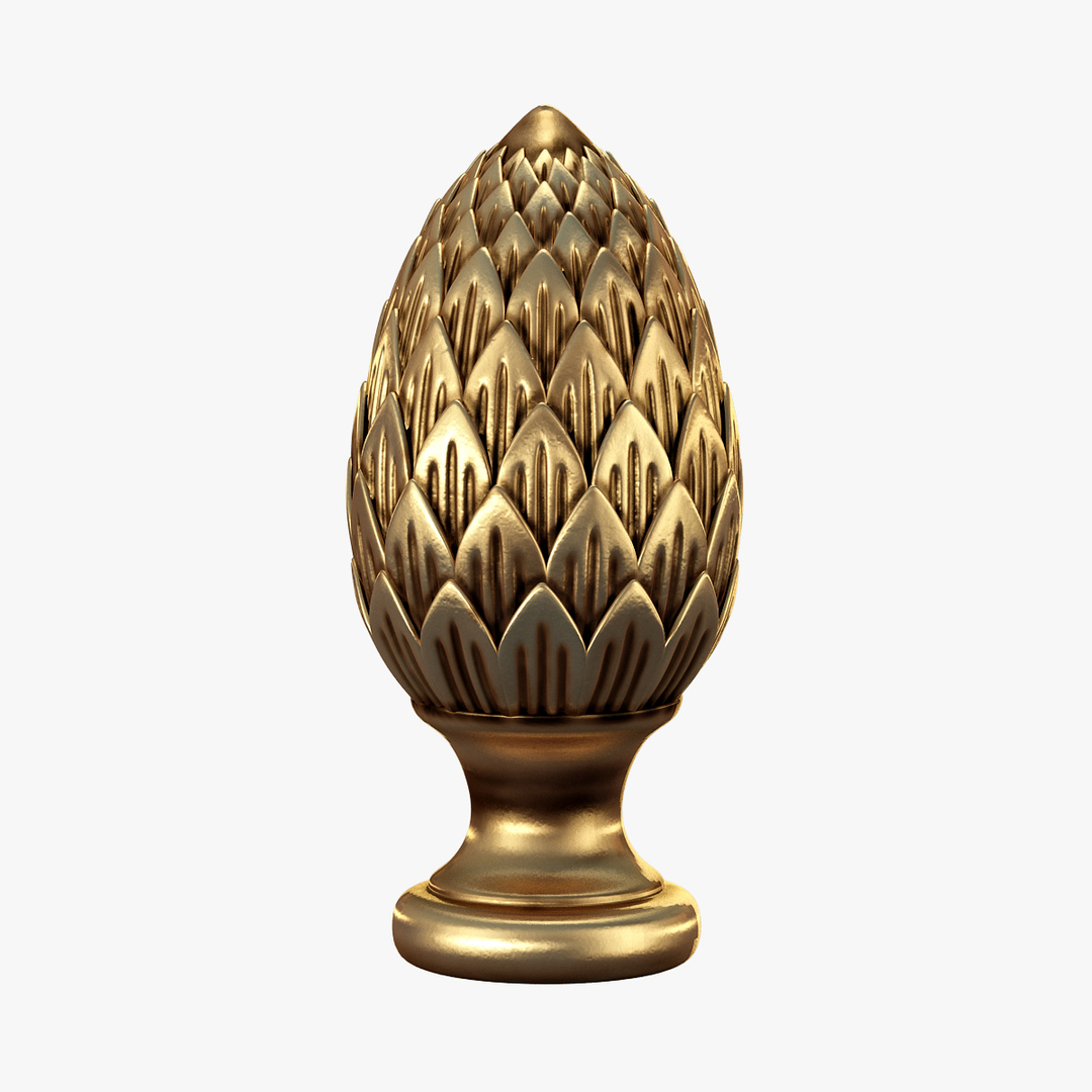 Pinecone Decor 3d Obj