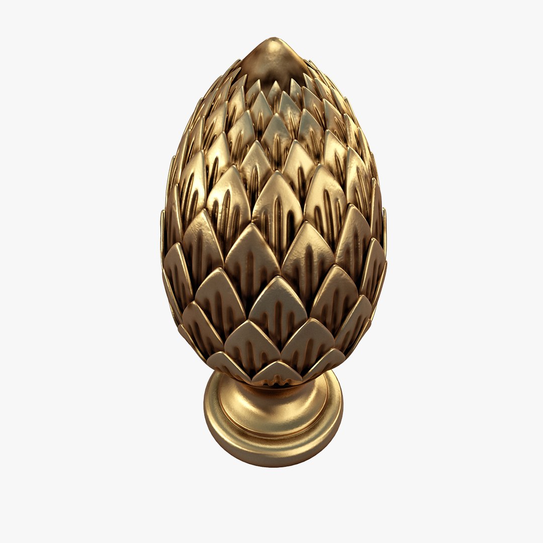 Pinecone Decor 3d Obj