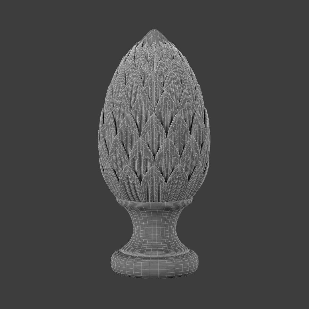 Pinecone Decor 3d Obj