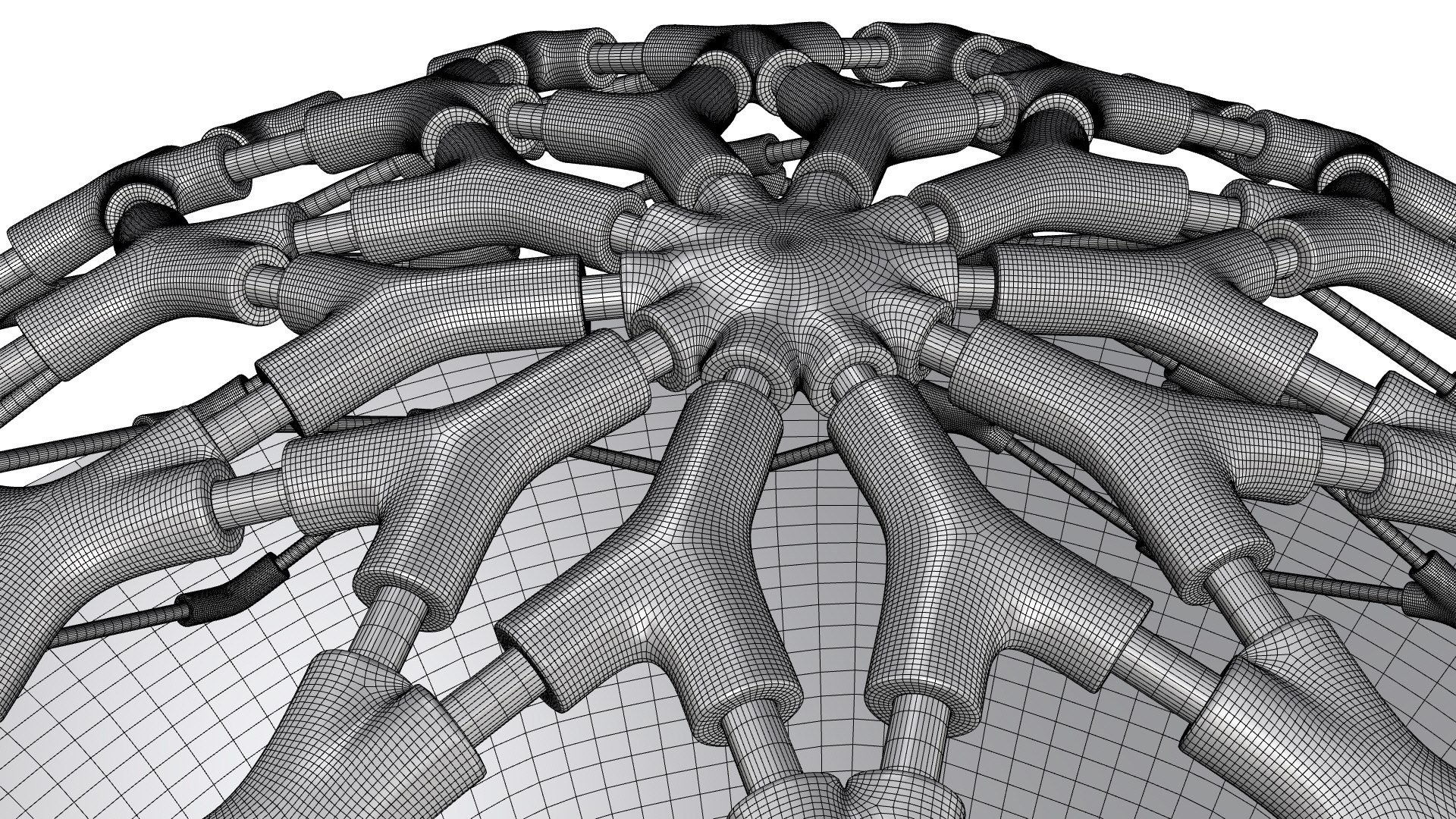 Landscape Dome Shell Structures Set 3D - TurboSquid 2388506