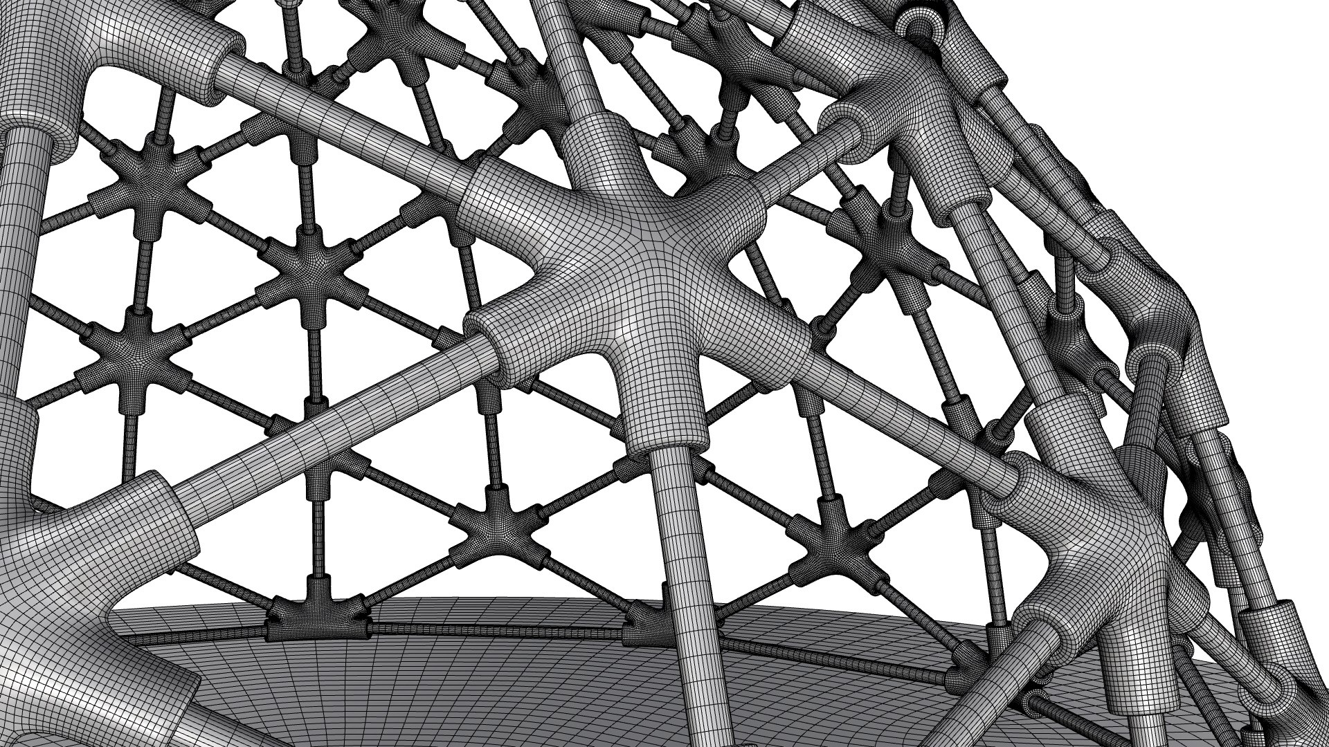 Landscape Dome Shell Structures Set 3D - TurboSquid 2388506