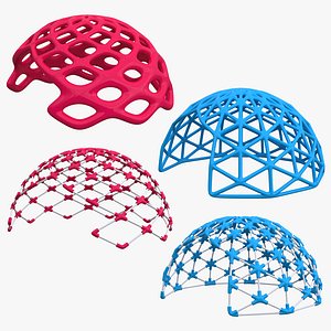 Bundle 3D Dome Minecraft Template Models For Download | TurboSquid