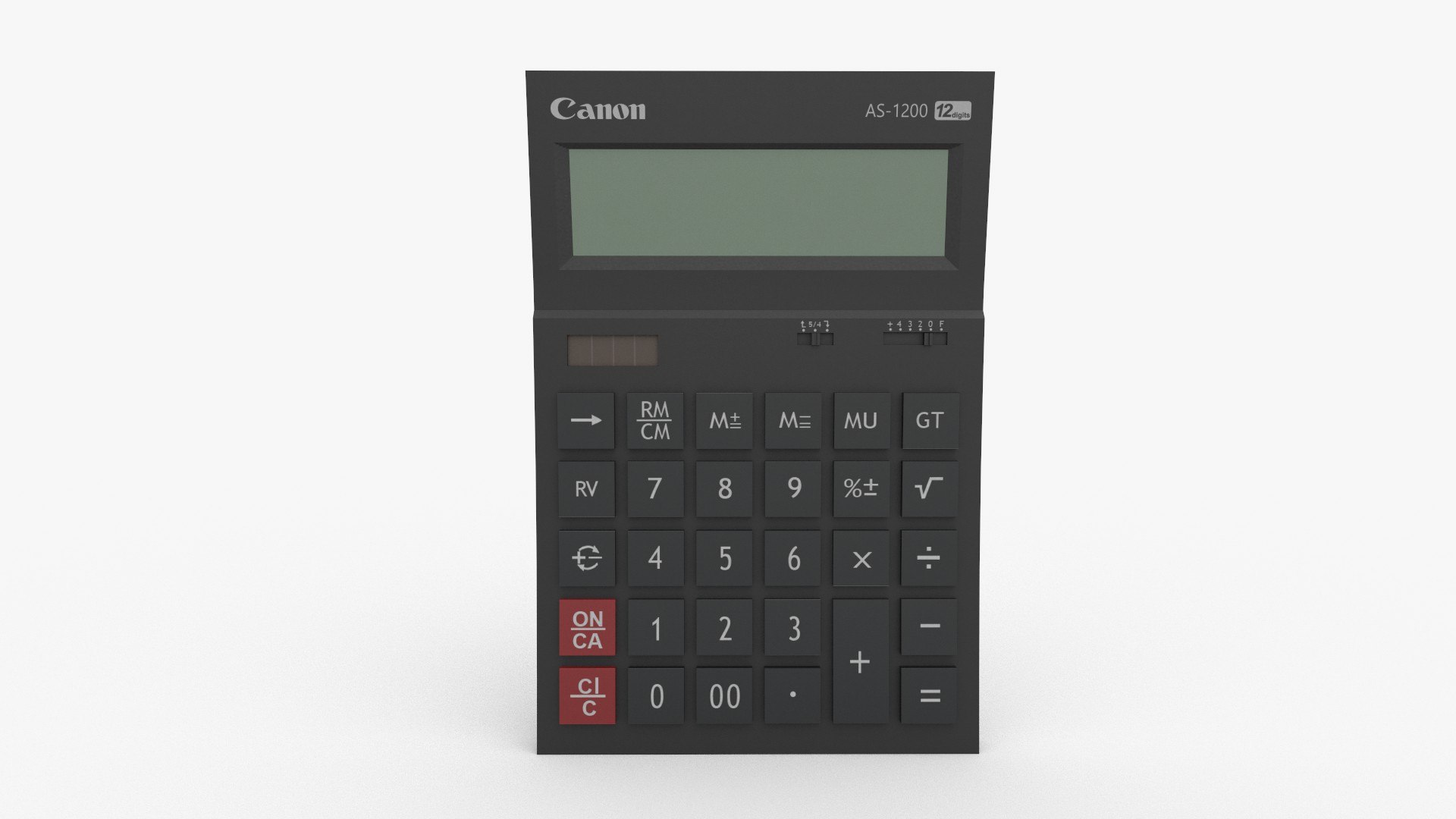 3D Canon AS-1200 Calculator Model - TurboSquid 1824511