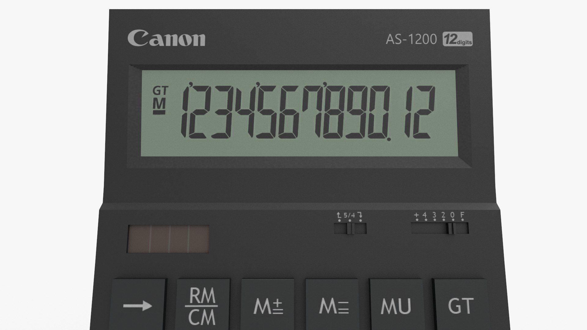 3D Canon AS-1200 Calculator Model - TurboSquid 1824511