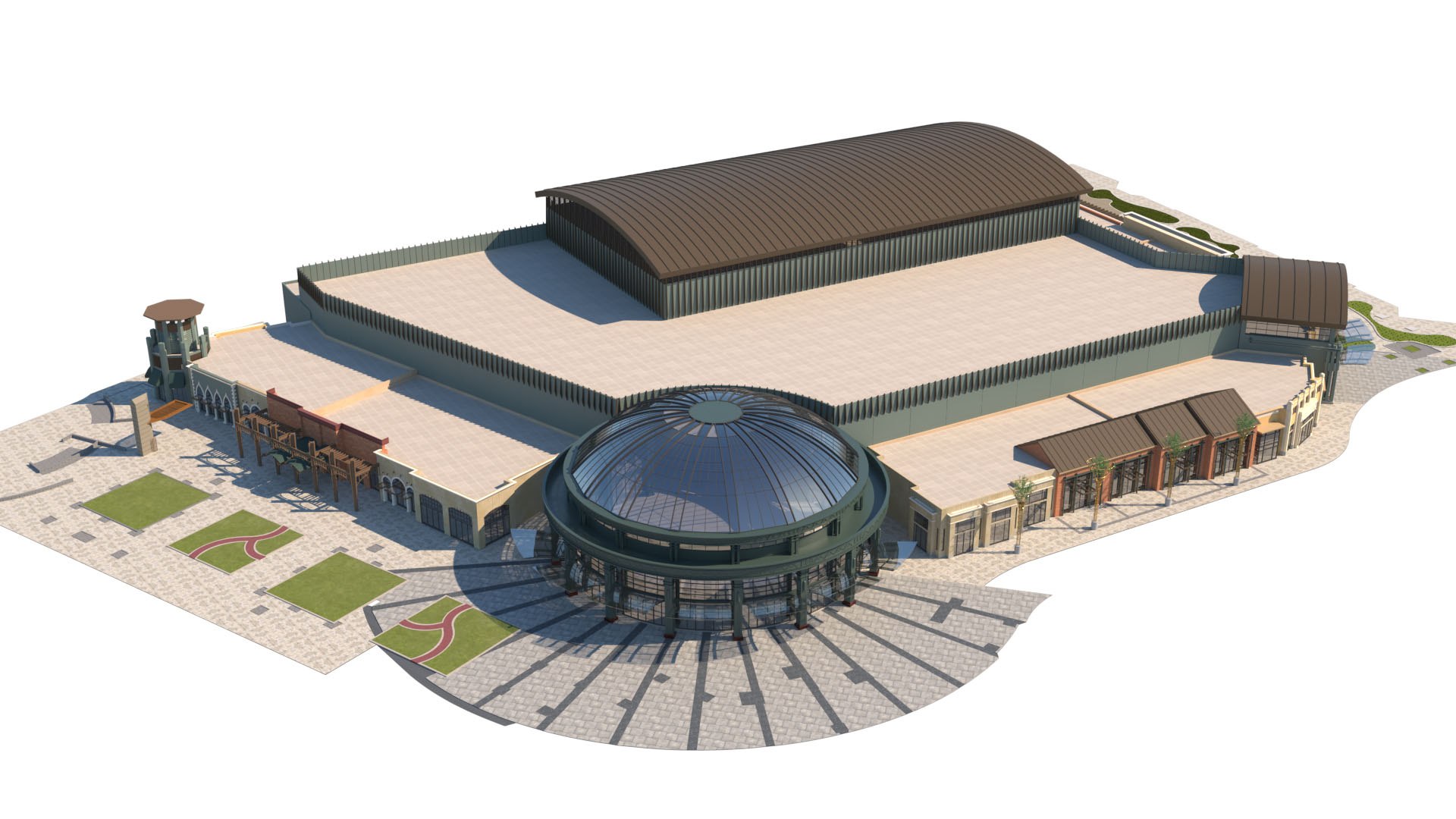 Industrial Mall 3D Model - TurboSquid 1970065