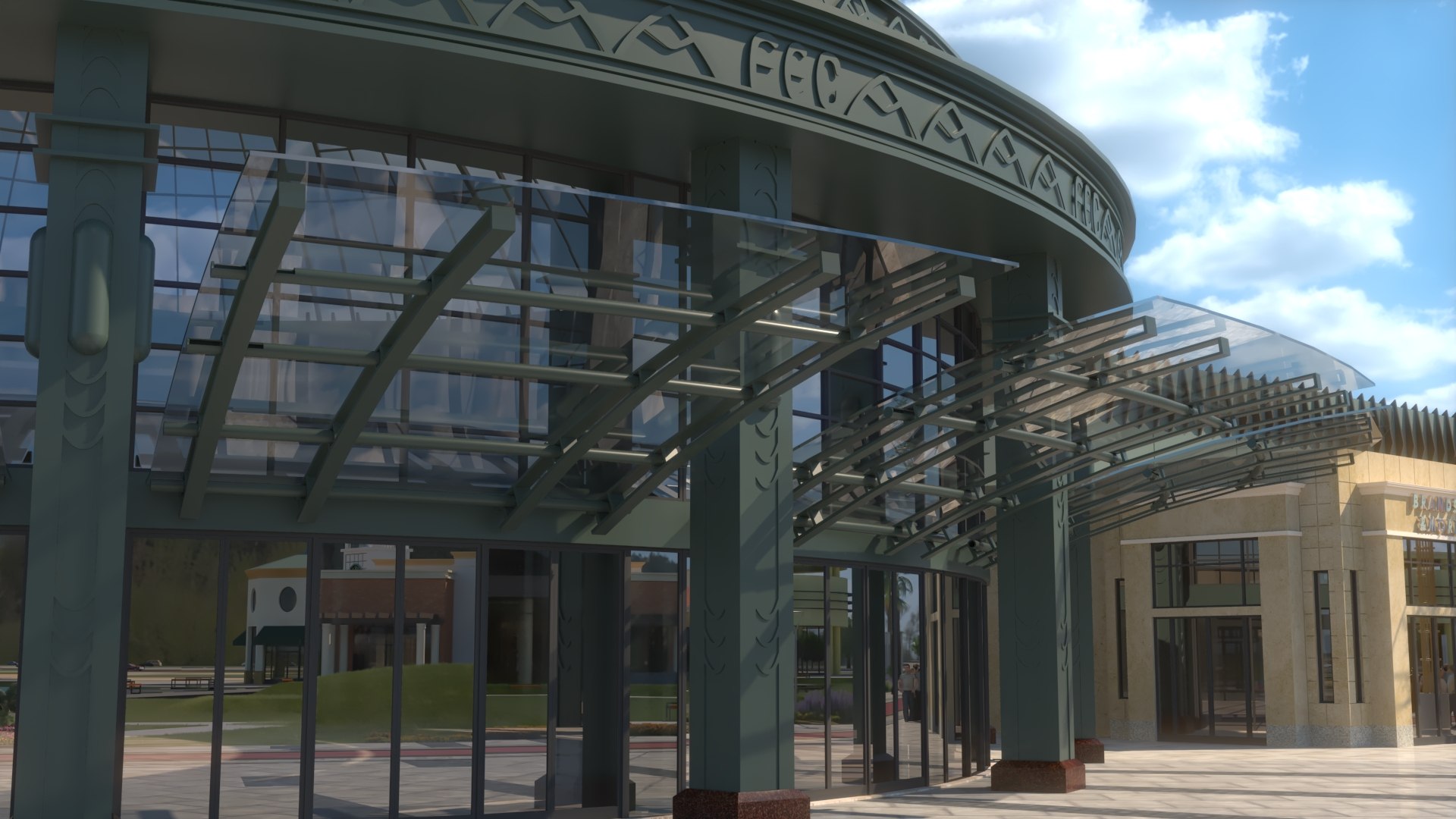 Industrial Mall 3D Model - TurboSquid 1970065