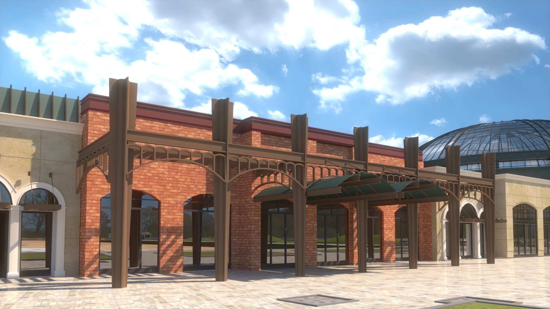 Industrial Mall 3D Model - TurboSquid 1970065