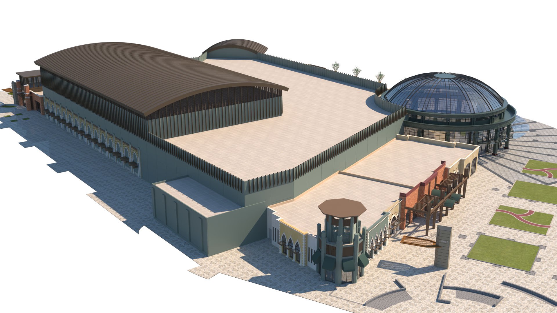 Industrial Mall 3D Model - TurboSquid 1970065