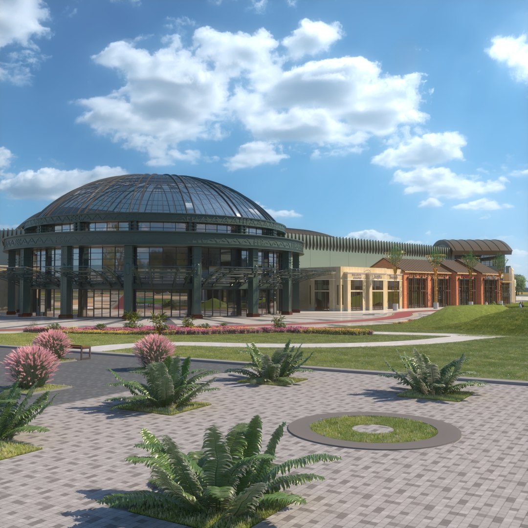 Industrial Mall 3D Model - TurboSquid 1970065