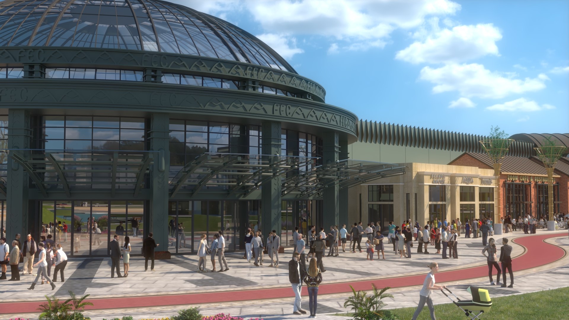 Industrial Mall 3D Model - TurboSquid 1970065