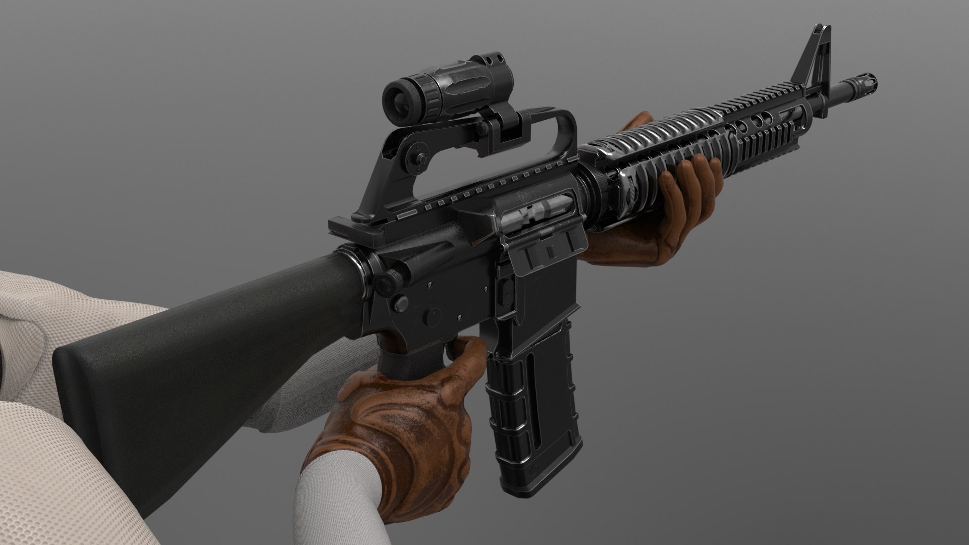 M16A4 Fps-Tps 3D Model - TurboSquid 2403981