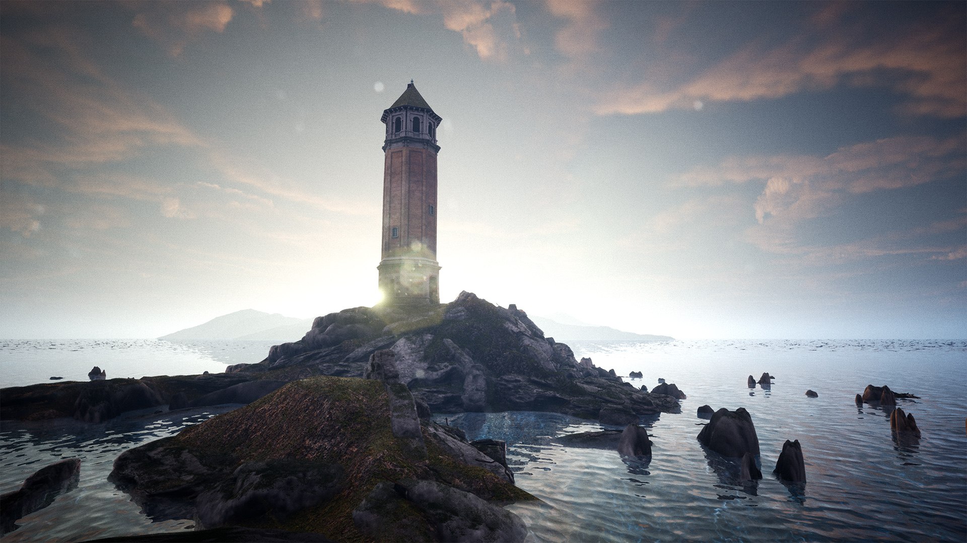Lighthouse Island High Quality Environment 3D Model - TurboSquid 1983741