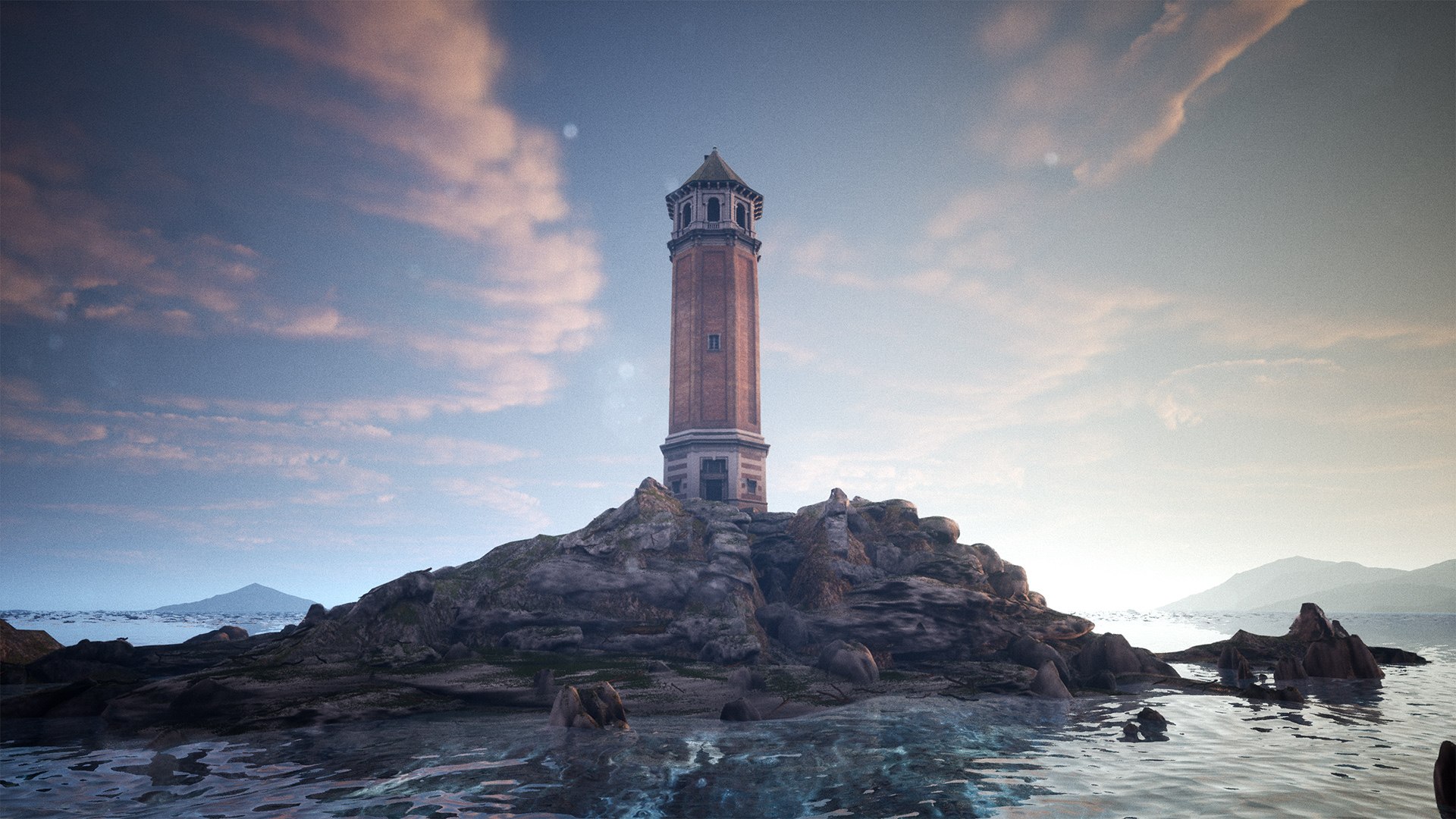 Lighthouse Island High Quality Environment 3D Model - TurboSquid 1983741