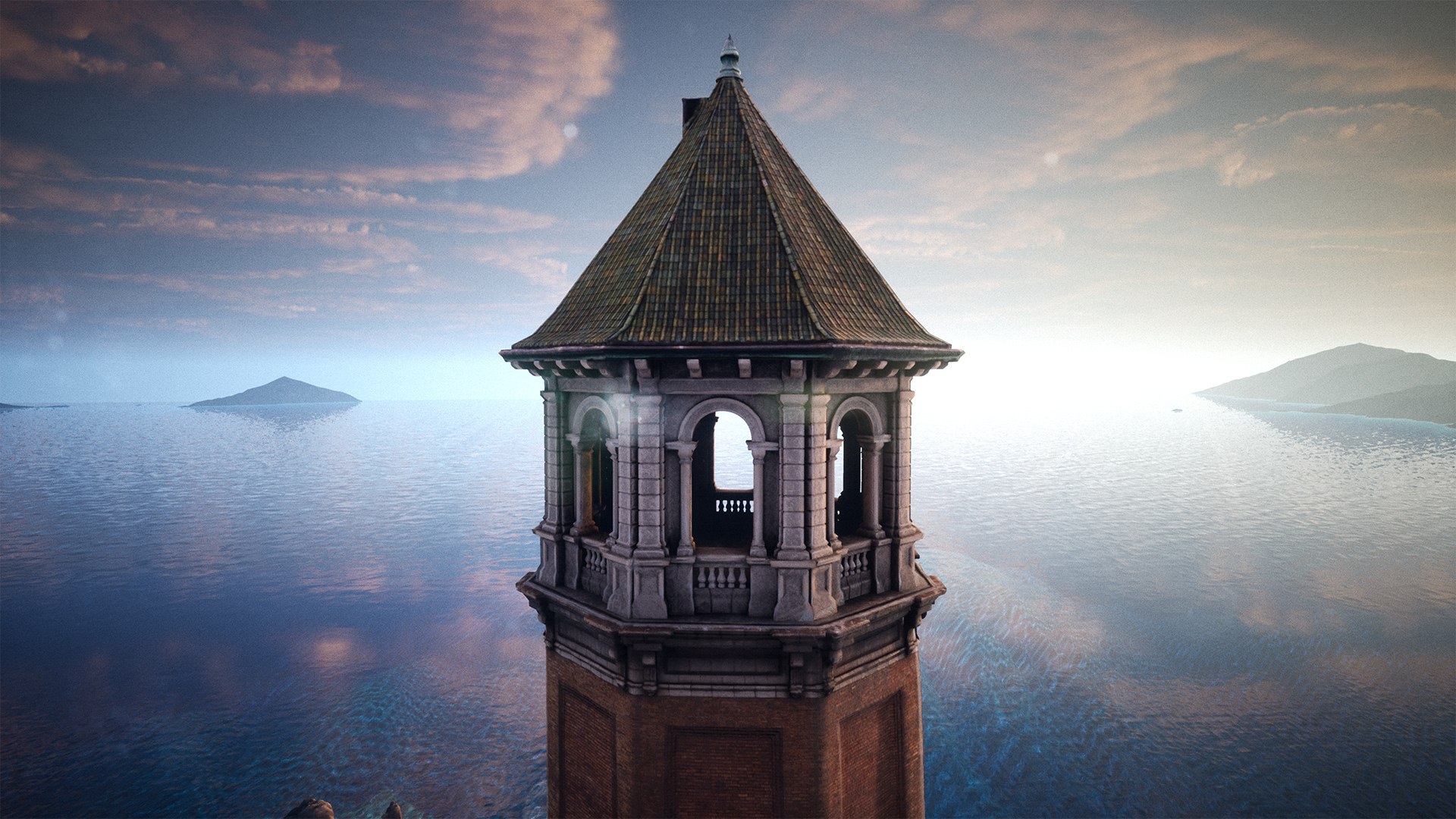 Lighthouse Island High Quality Environment 3D Model - TurboSquid 1983741