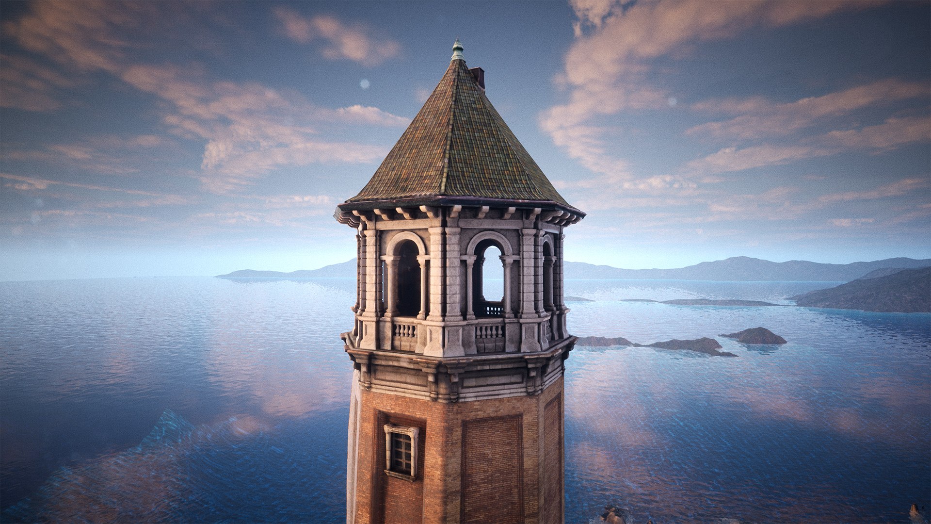 Lighthouse Island High Quality Environment 3D Model - TurboSquid 1983741