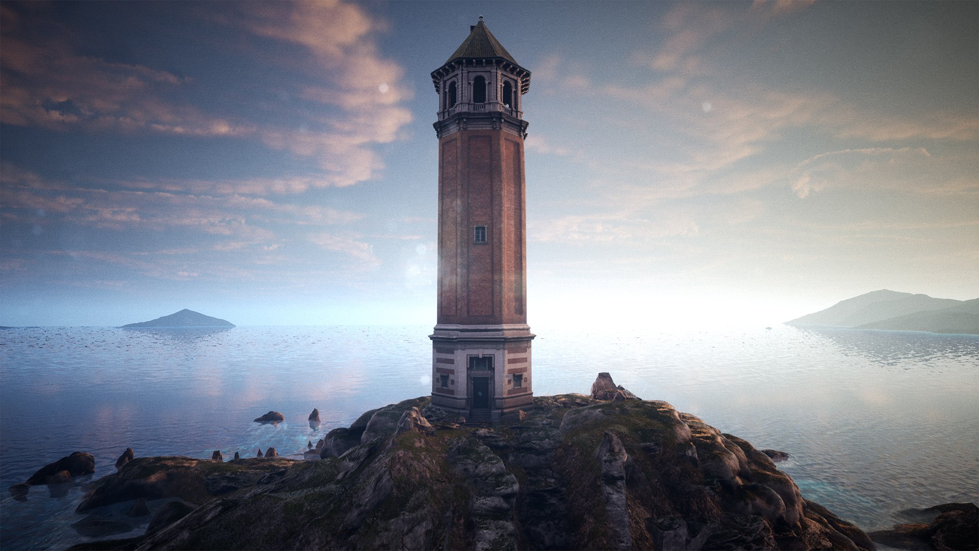 Lighthouse Island High Quality Environment 3D Model - TurboSquid 1983741