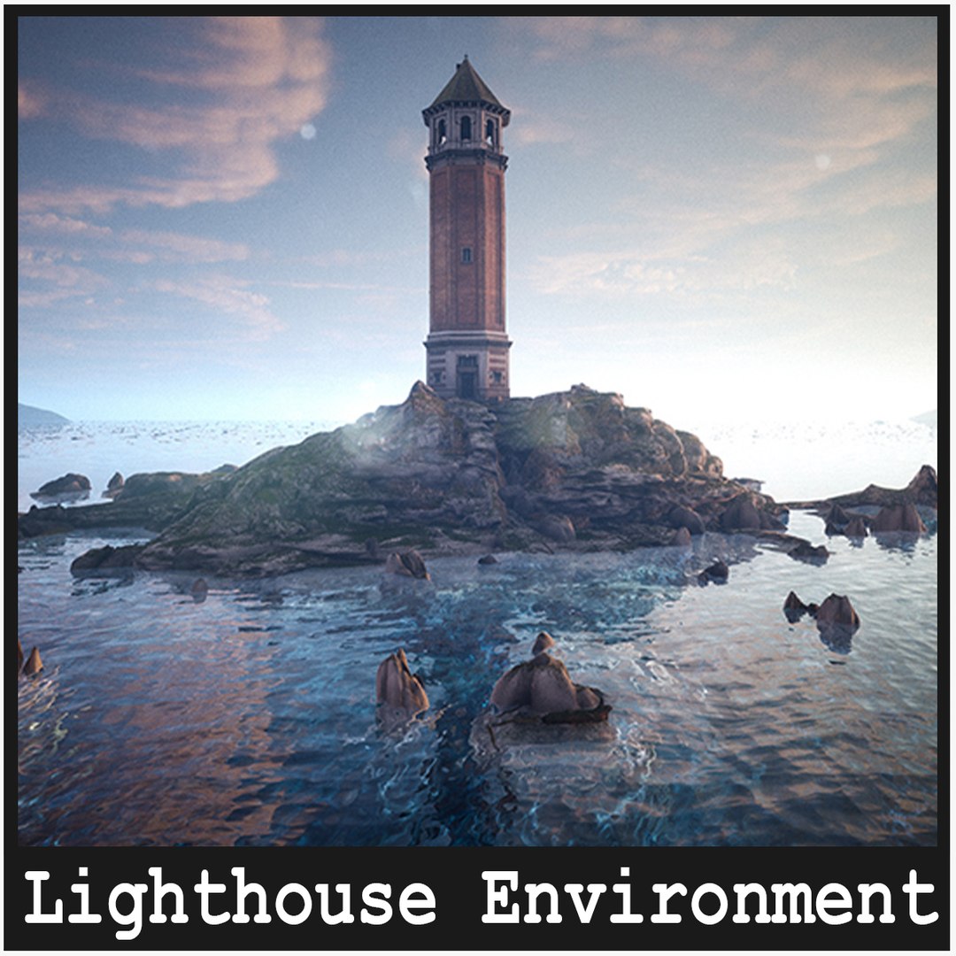 Lighthouse Island High Quality Environment 3D model - TurboSquid 1983741