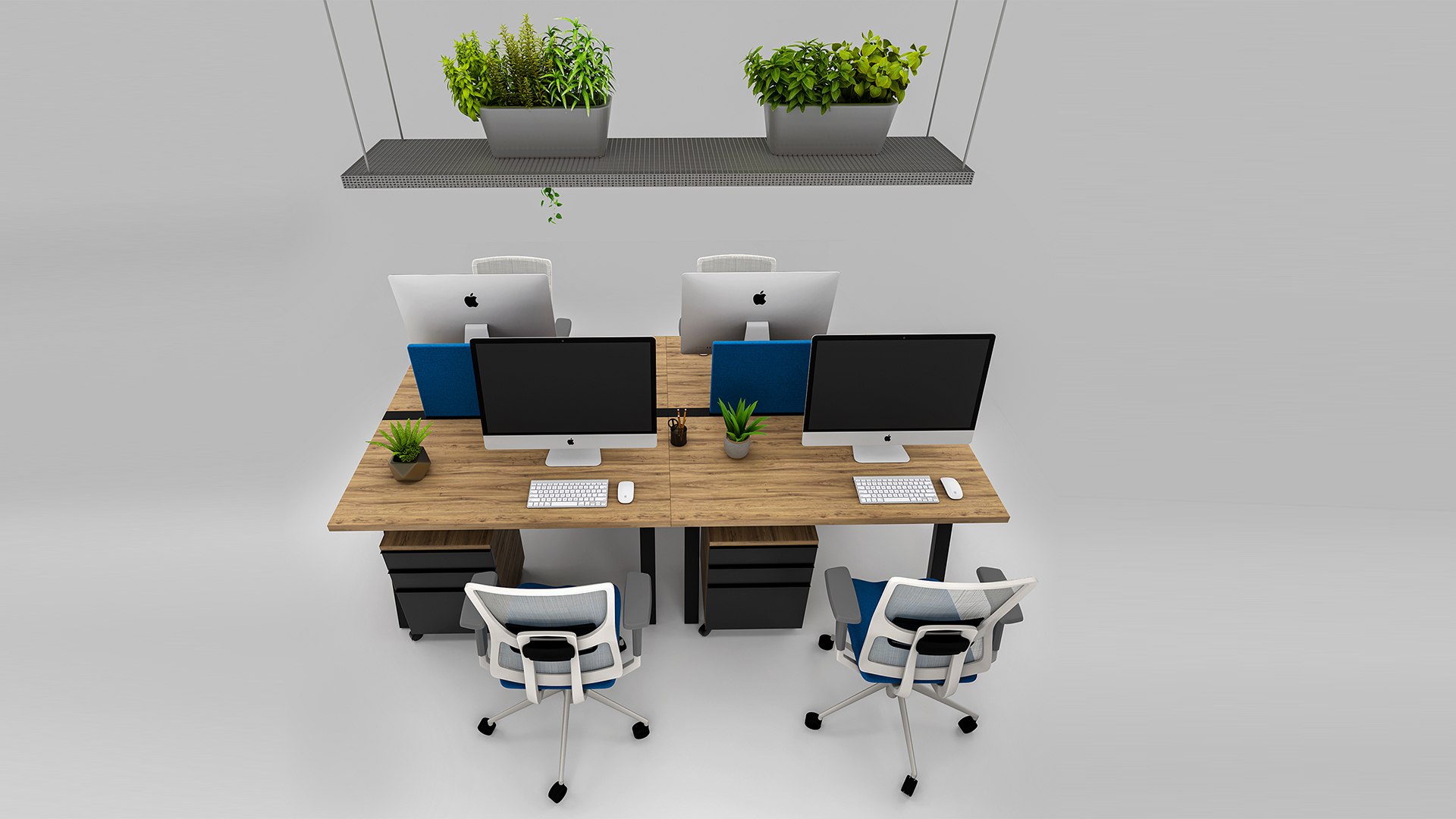 3D Modern Office furniture workstation - TurboSquid 2159680