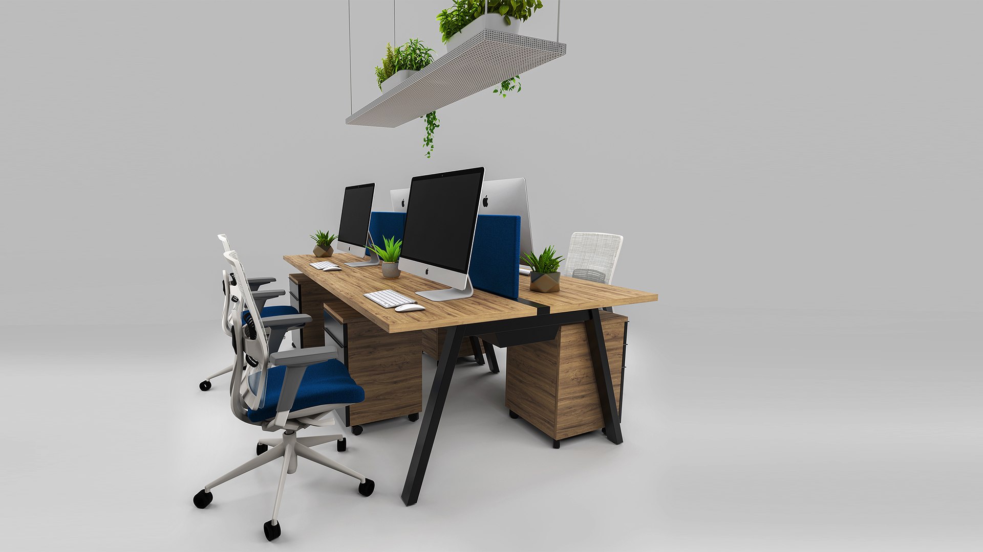 3D Modern Office furniture workstation - TurboSquid 2159680