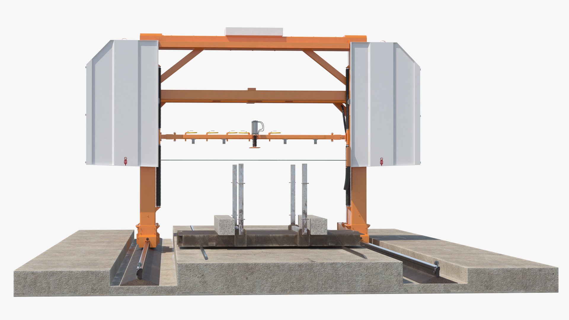Cutter Concrete Slab Wire Saw Model - TurboSquid 2337732
