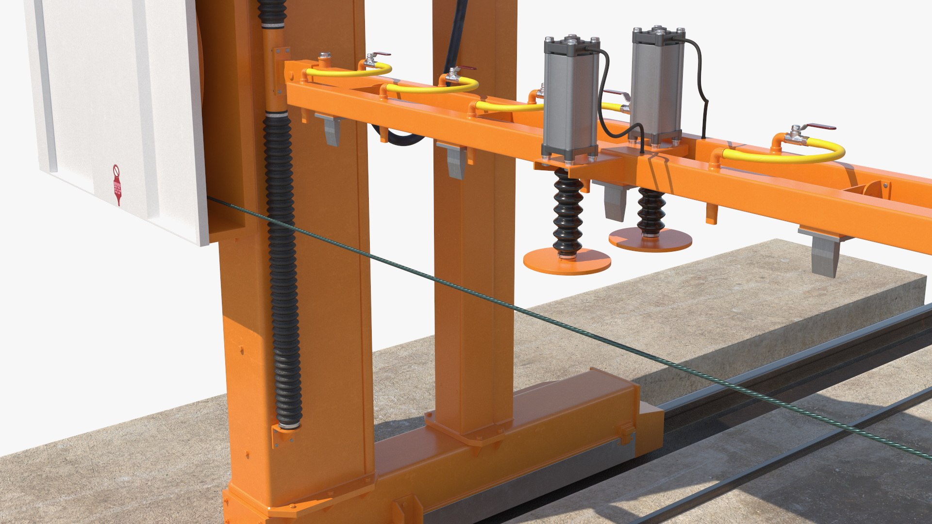 Cutter Concrete Slab Wire Saw Model - TurboSquid 2337732