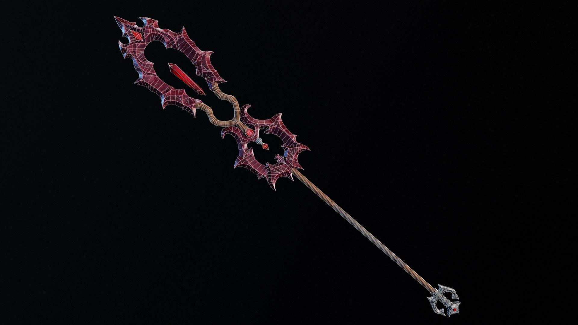Vampiric Staff 3D Model - TurboSquid 2218127