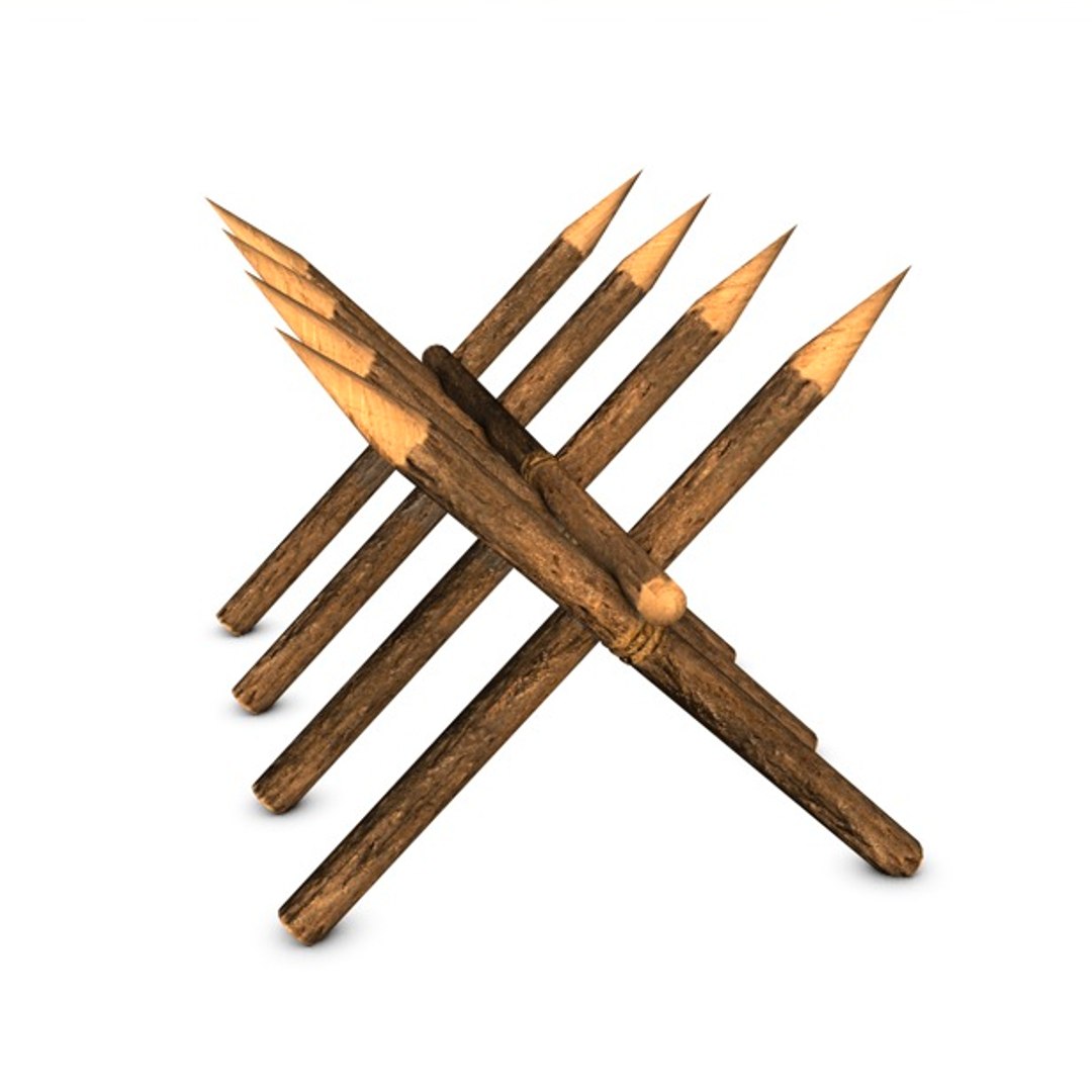 Wooden Barricade C4d