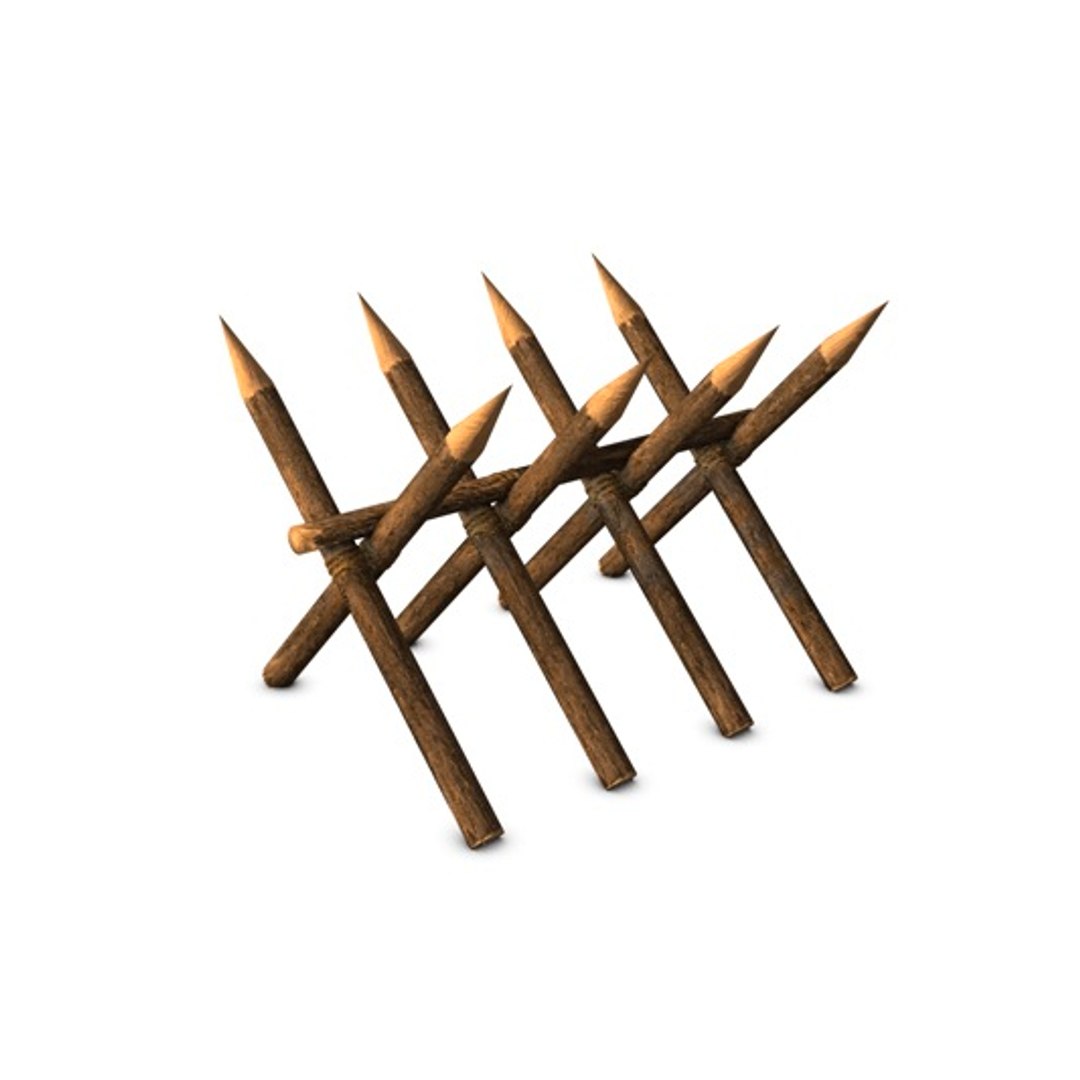 Wooden Barricade C4d