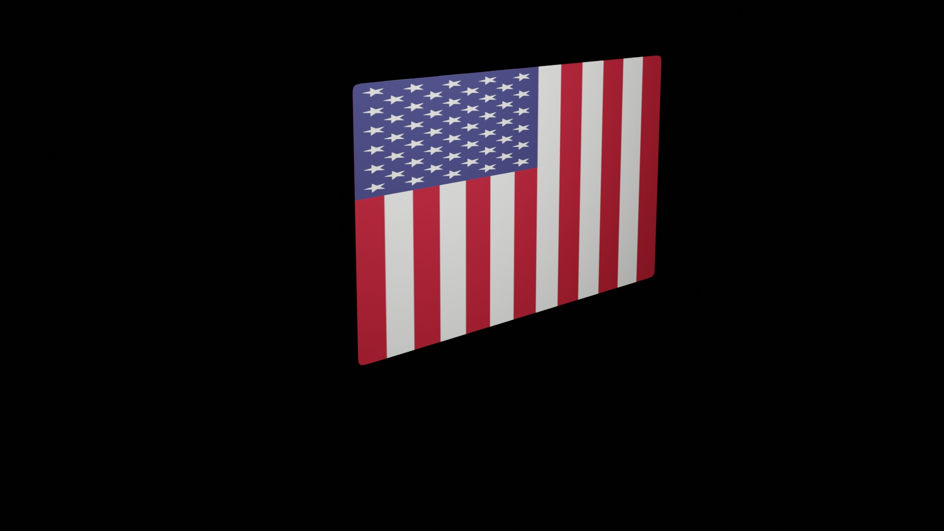 3D American Flag Model - TurboSquid 2104673