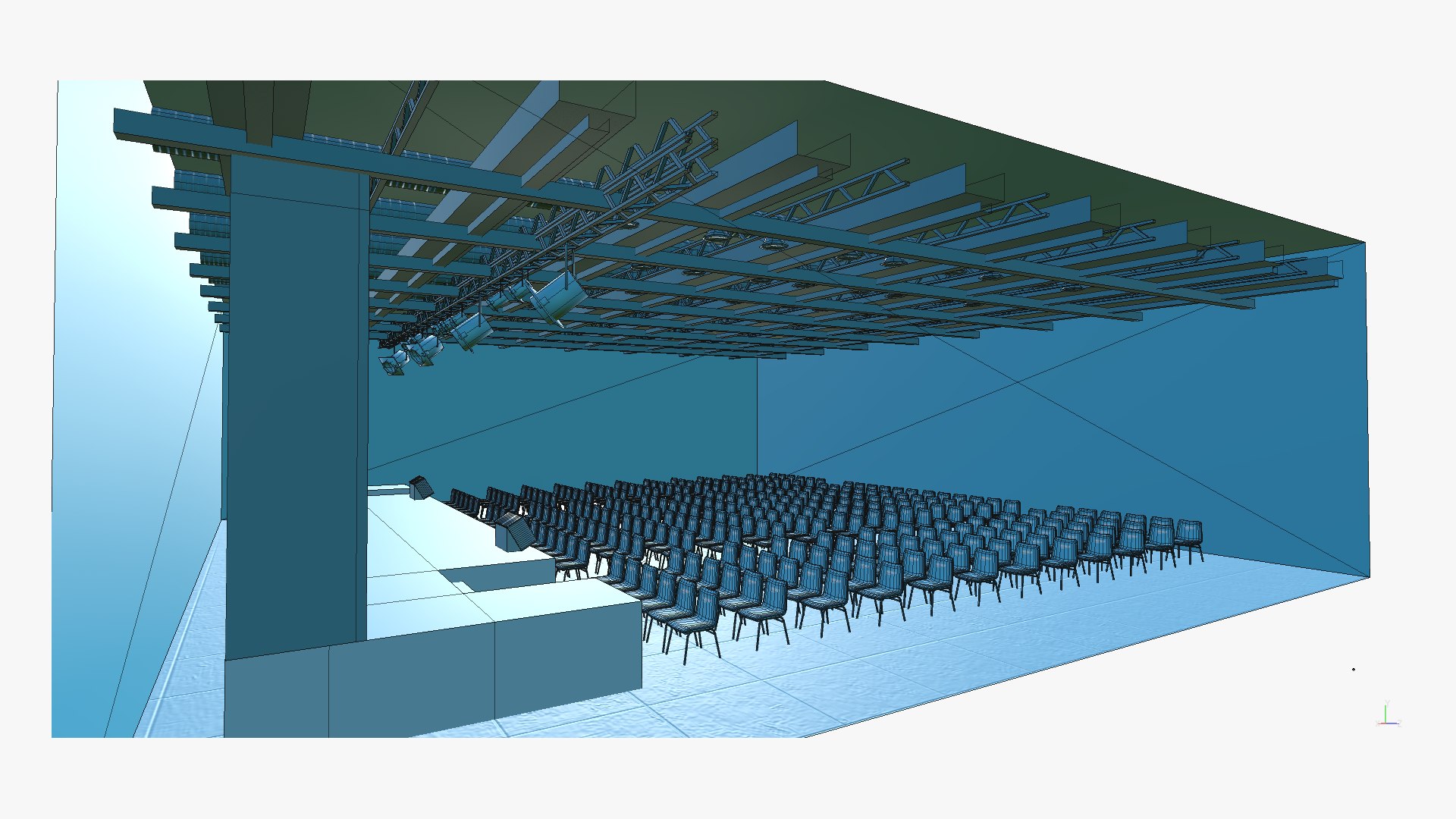 3D Conference Room - Blank Mock Up Basic Template - TurboSquid 2112566