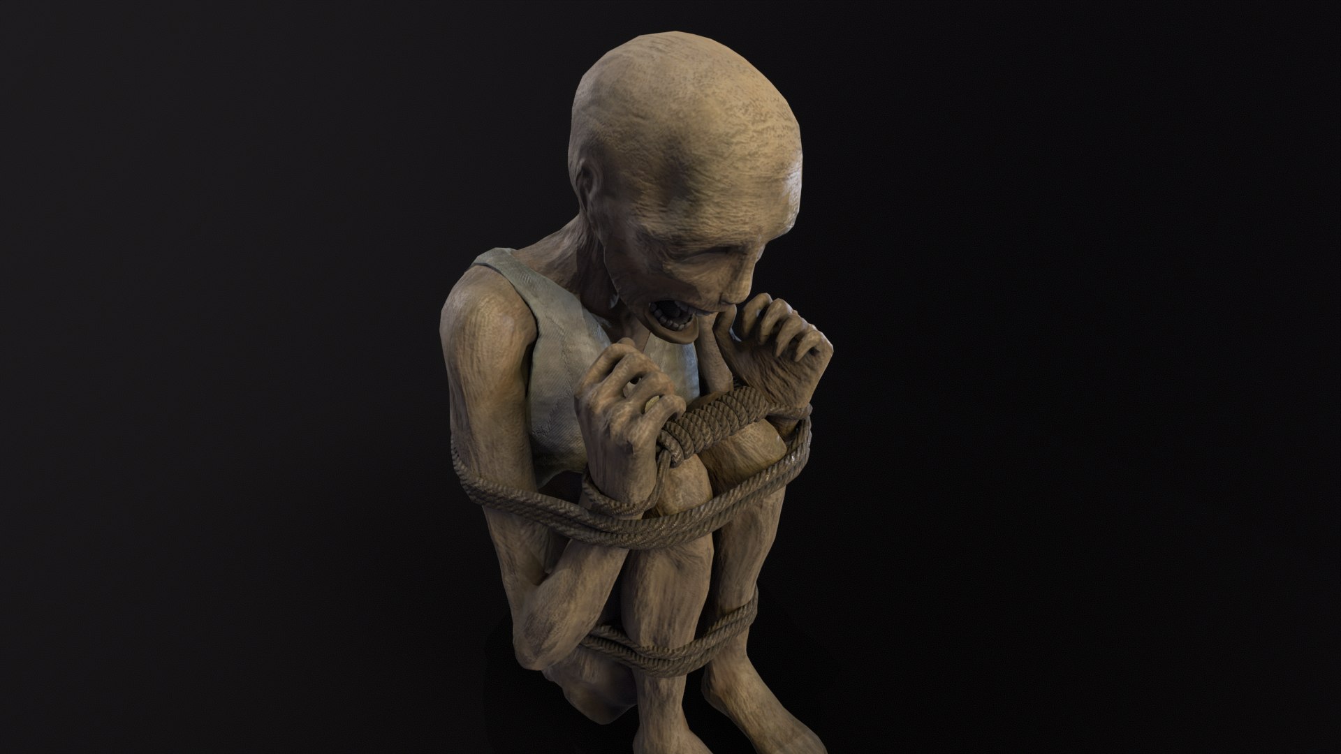 Gothic Crypt with Mummy 3D model - TurboSquid 2175241