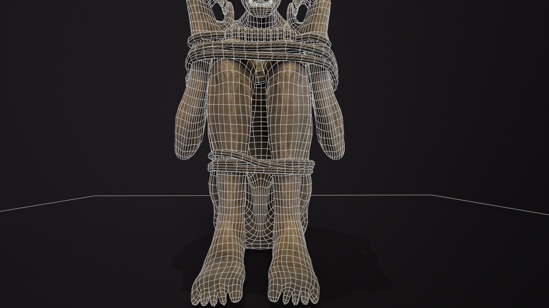 Gothic Crypt with Mummy 3D model - TurboSquid 2175241