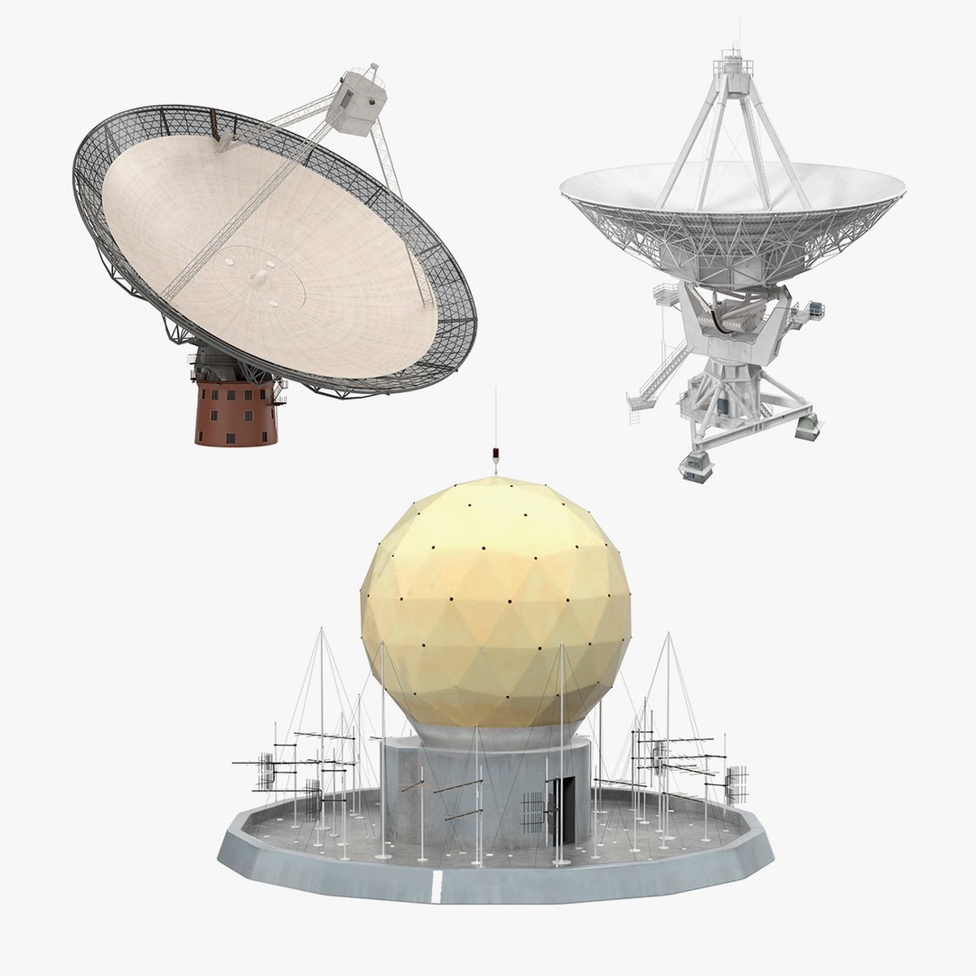 3D radar antennas - TurboSquid 1542642