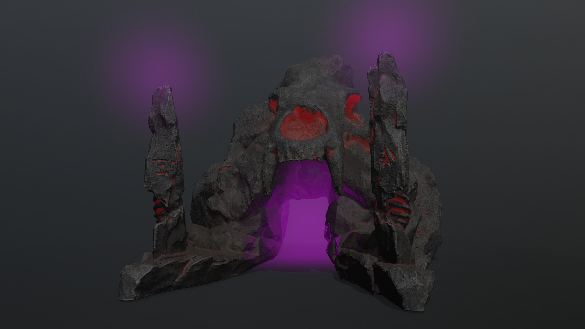 Skull Gate 3D Model - TurboSquid 2154213