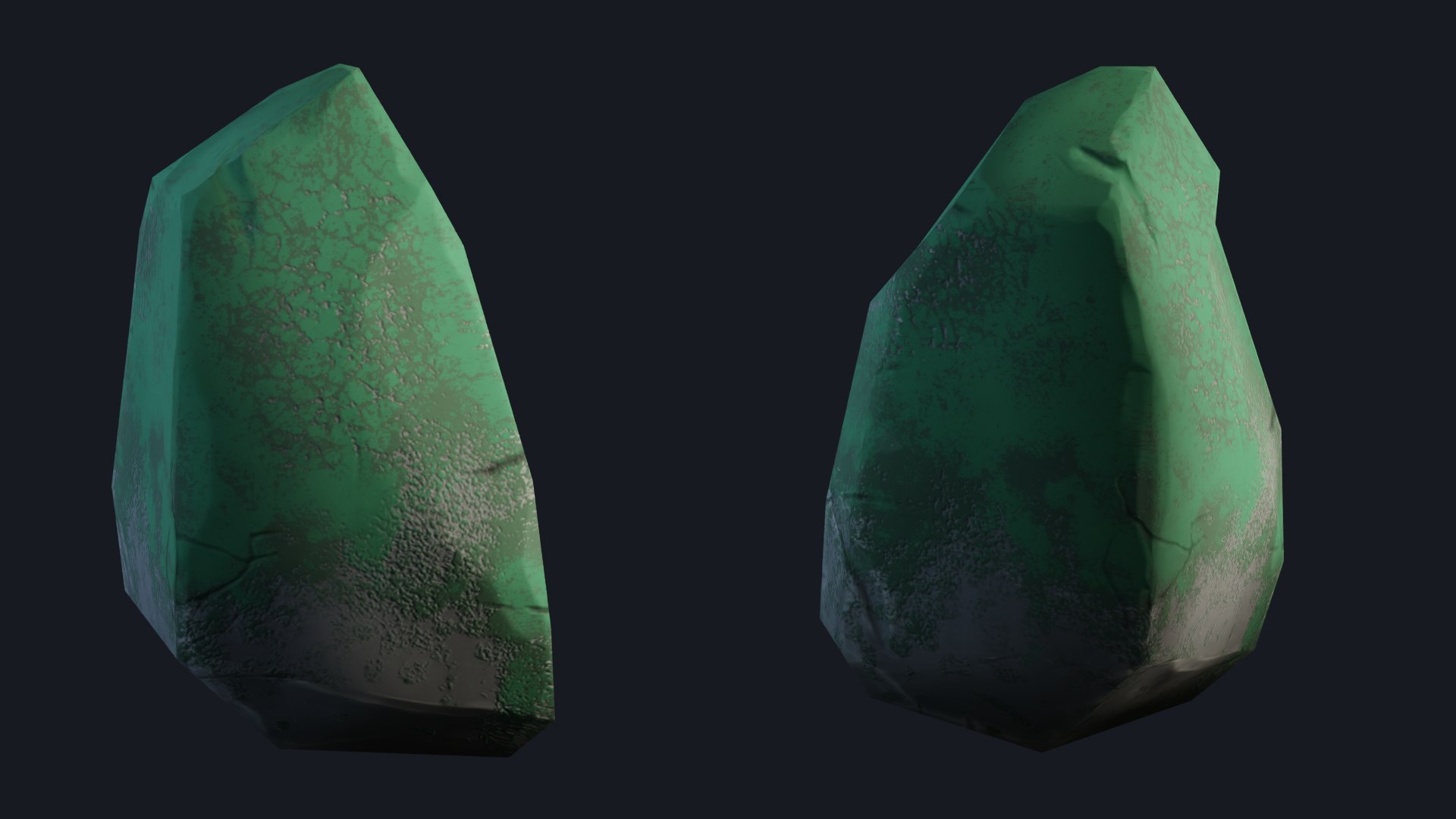 3D Set Of 10 Stylized Rocks - TurboSquid 1984752