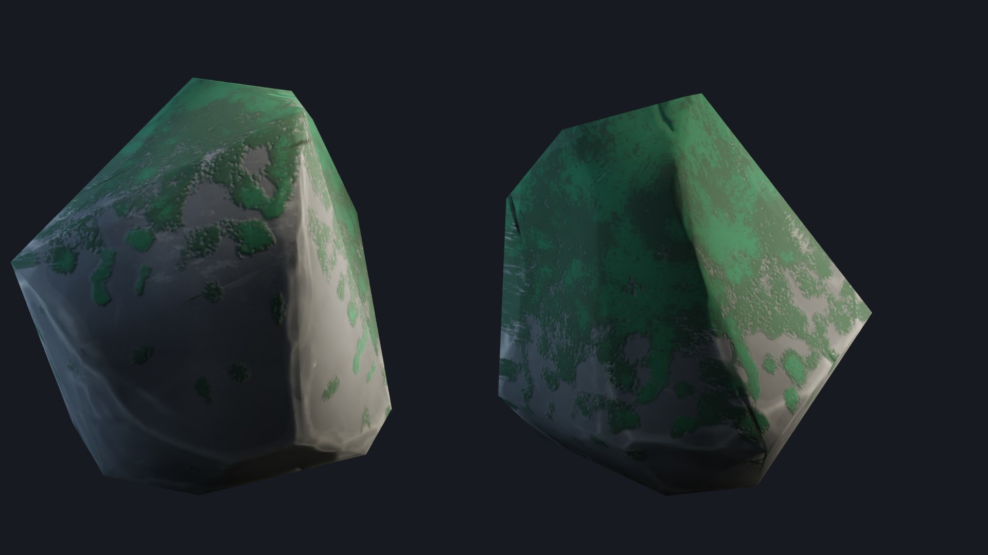 3D Set Of 10 Stylized Rocks - TurboSquid 1984752