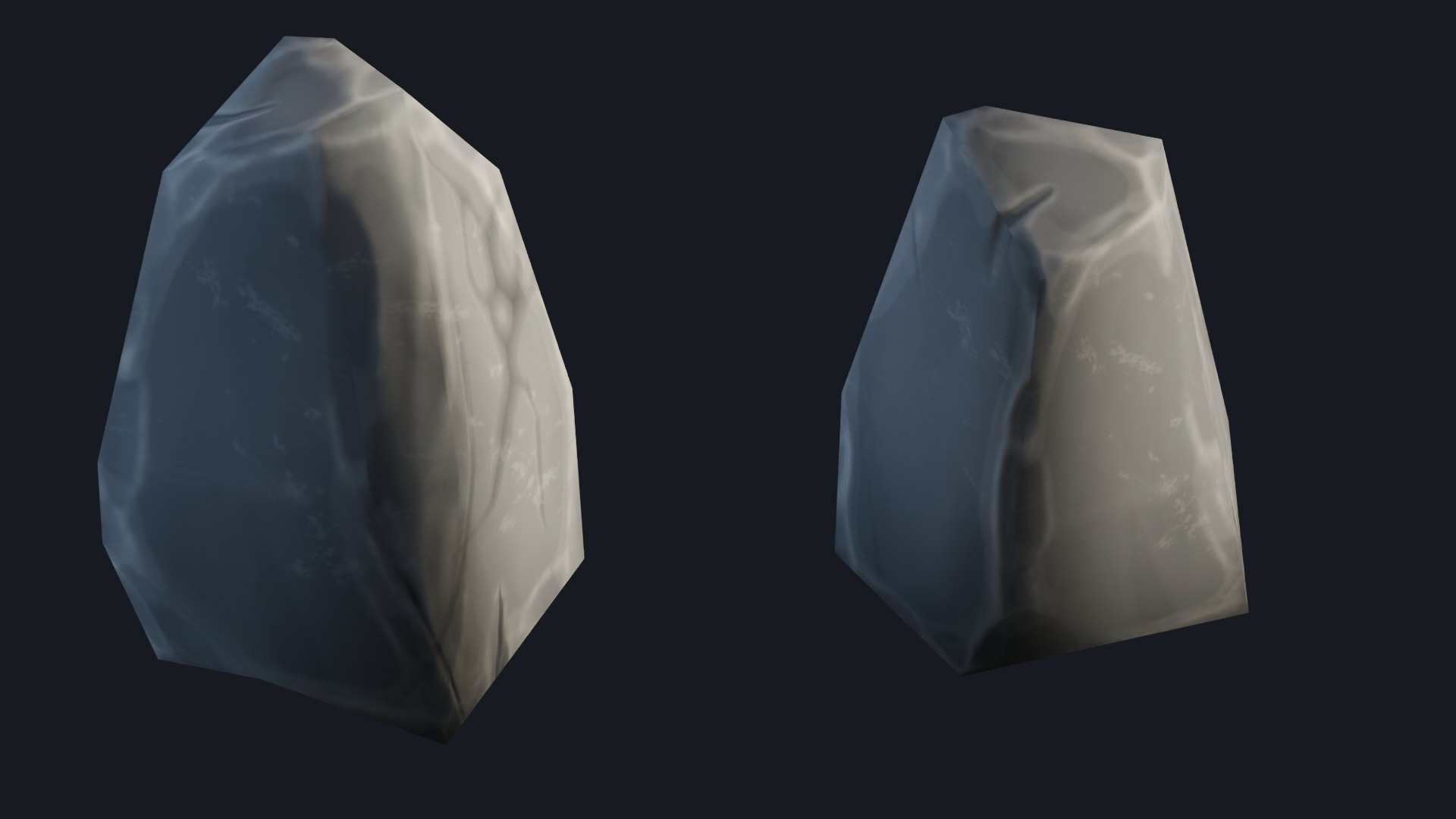 3D Set Of 10 Stylized Rocks - TurboSquid 1984752
