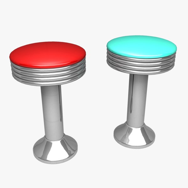 3D модель Diner Stools - TurboSquid 571185