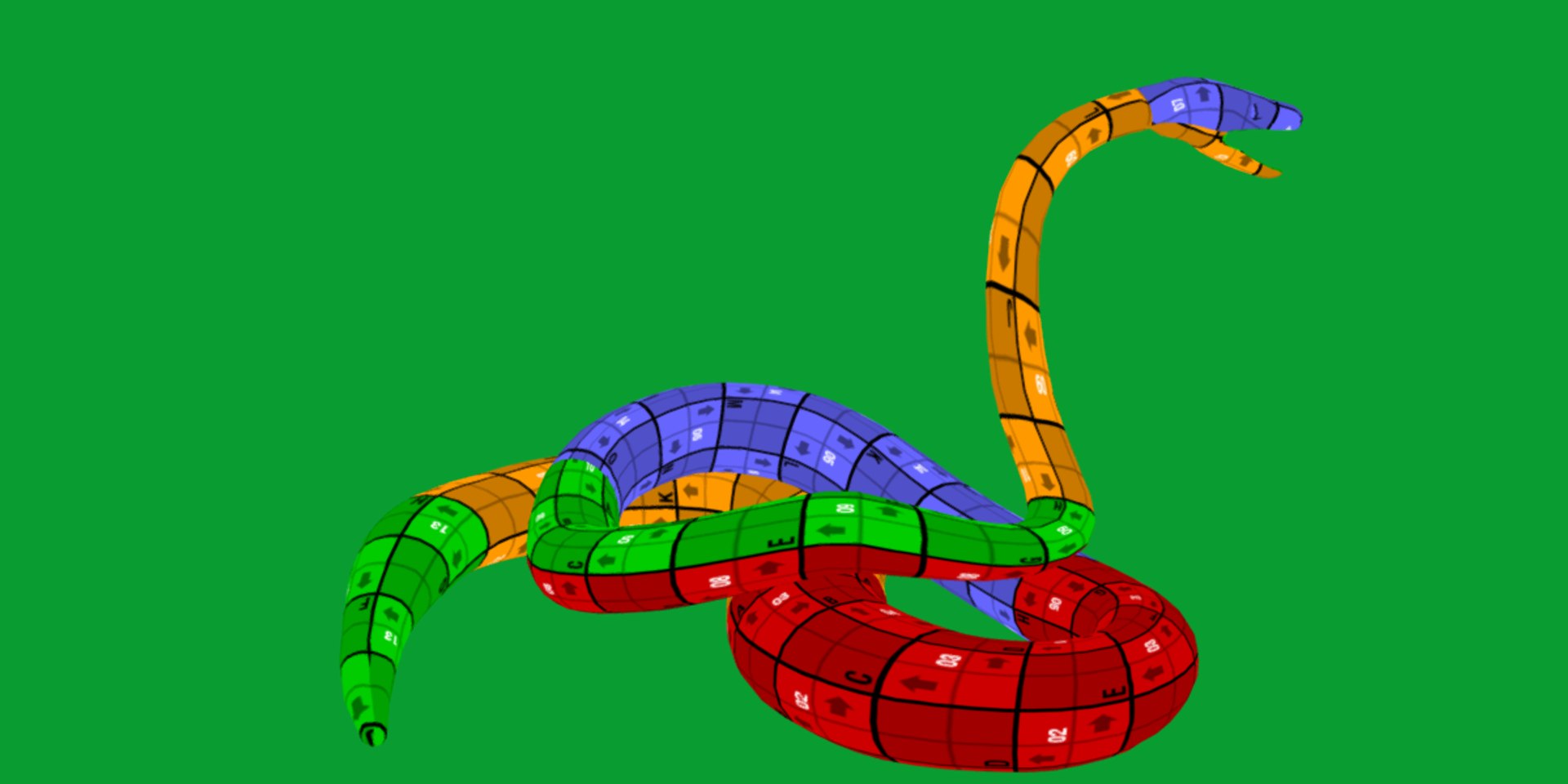 Panda Pied Ball Python Model - TurboSquid 2351088